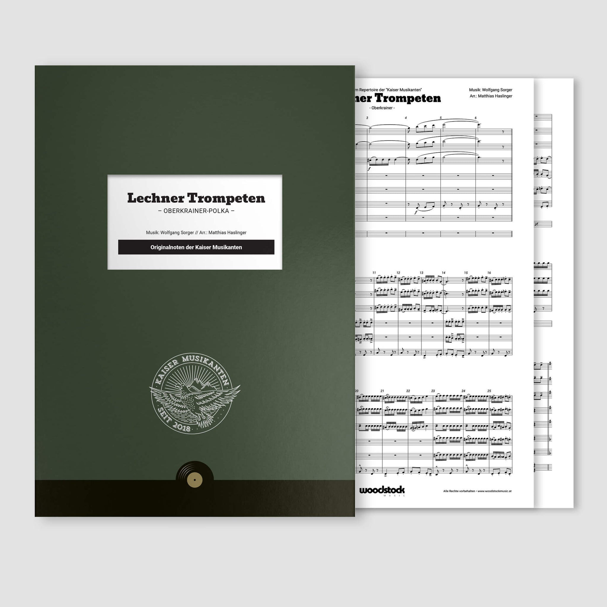 Lechner Trompeten (Original Noten) - Kaiser Musikanten – Woodstock Music